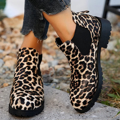 Damen Schuhe Leo Print